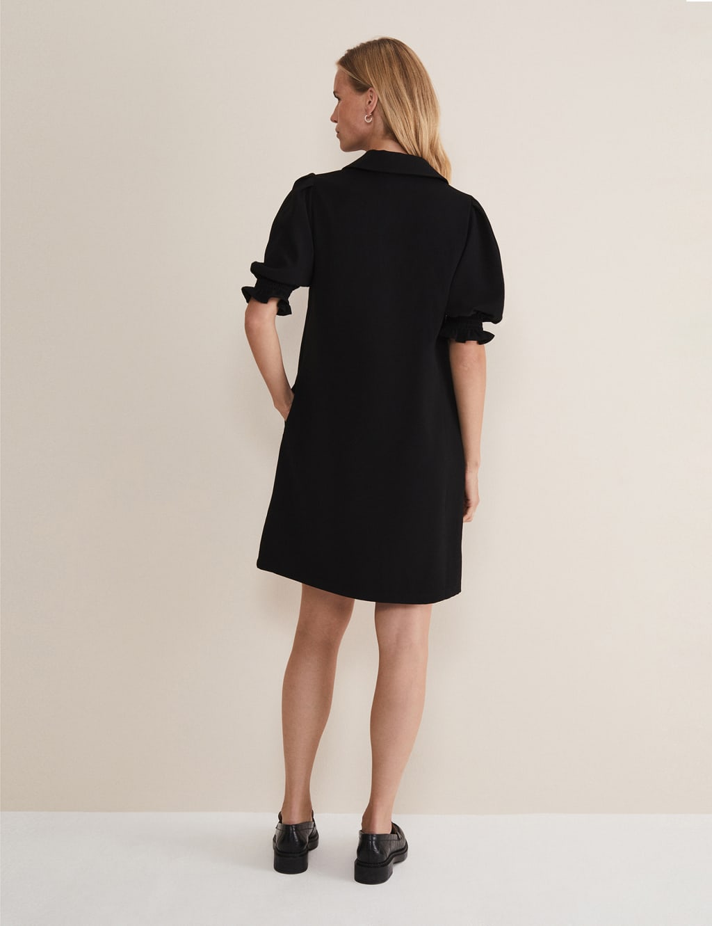 Zip Neck Mini Shift Dress | Phase Eight | M&S